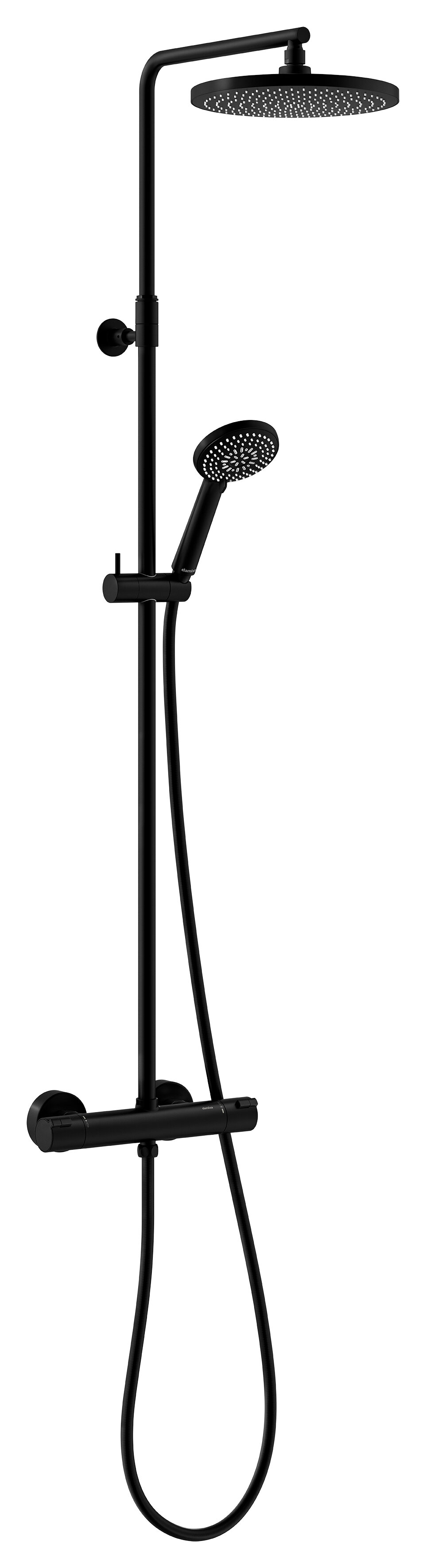 Core Matt black Shower System [https://damixa.com]
